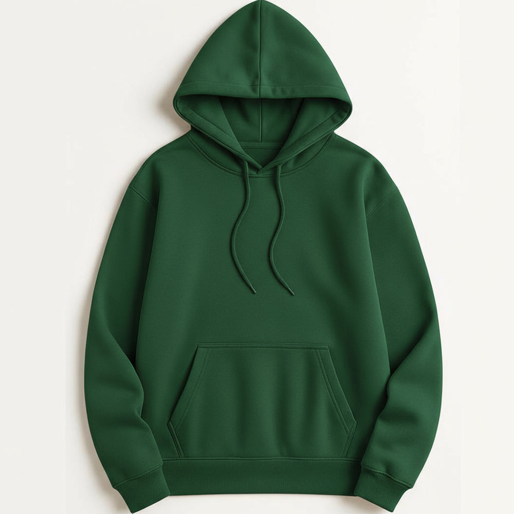 Forest Green - Solid Hoodie – GeekOTee